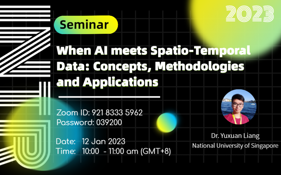 When Ai Meets Spatio Temporal Data Concepts Methodologies And Applications University Event